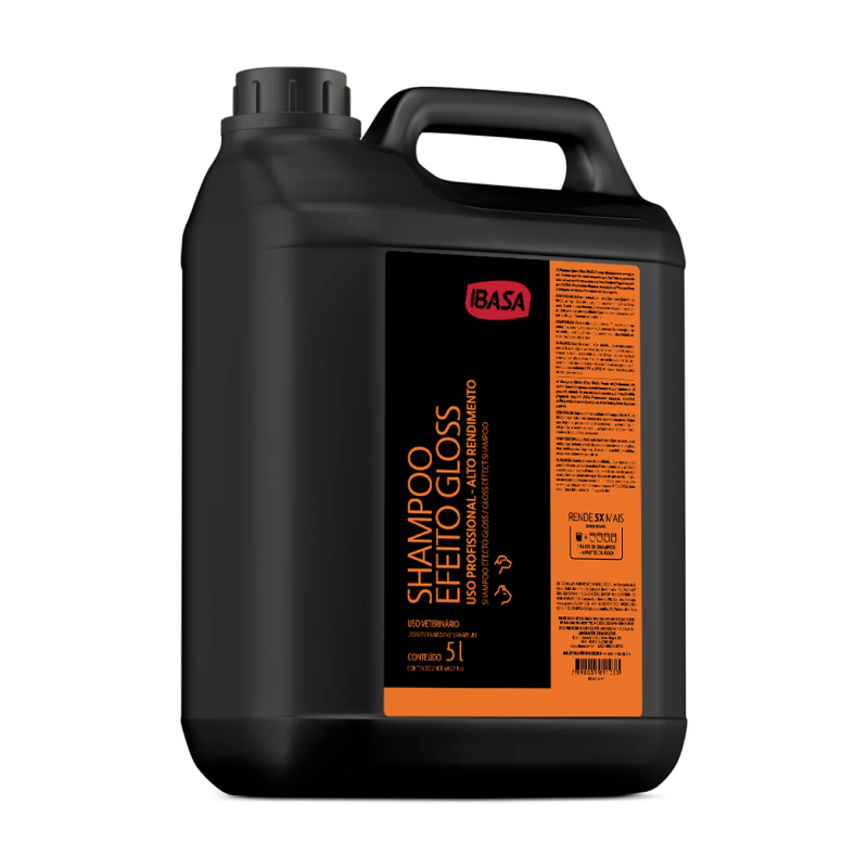 SHAMPOO EFEITO GLOSS – 5L – IBASA | CPEA Distribuidora Pet